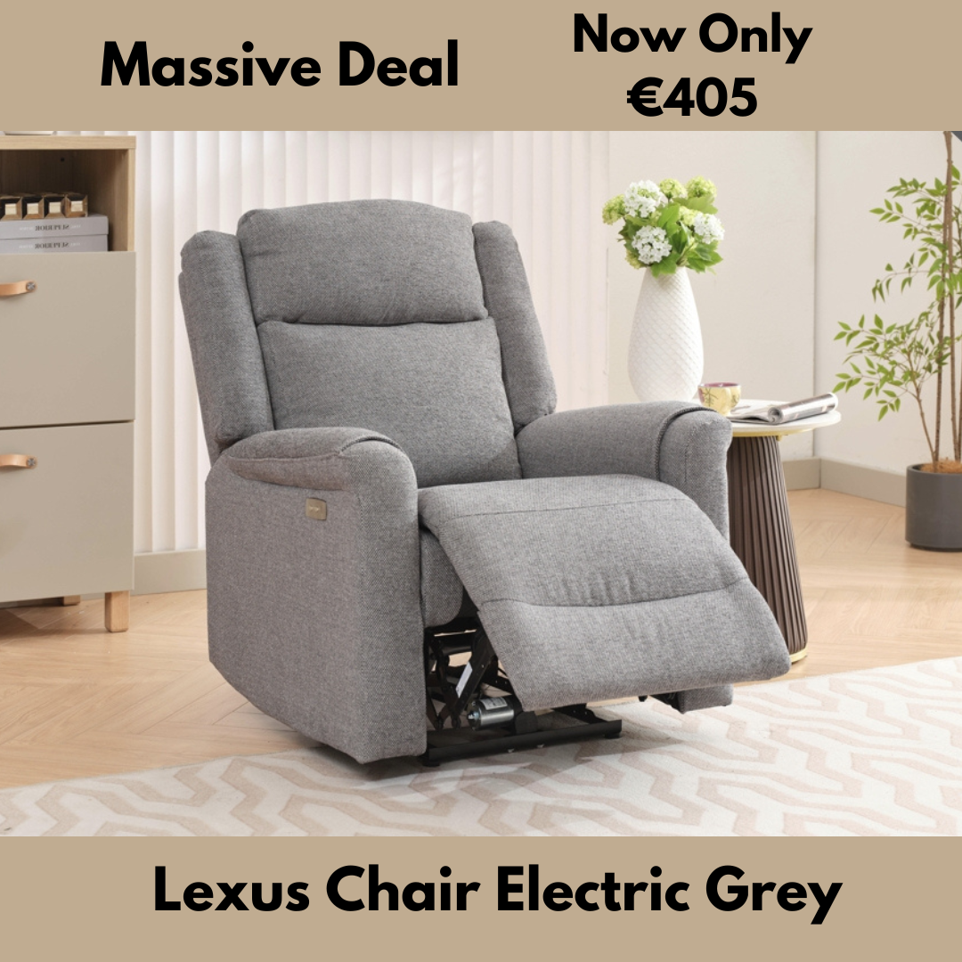 AM Lexus Electric Chair Grey – Kian Furniture